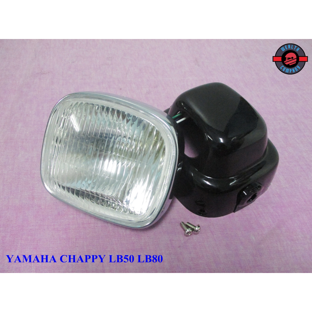 # ไฟหน้า ชิปปี้ พร้อมกระโหลกหลัง YAMAHA Chappy LB50 LB80 // HEADLIGHT ...