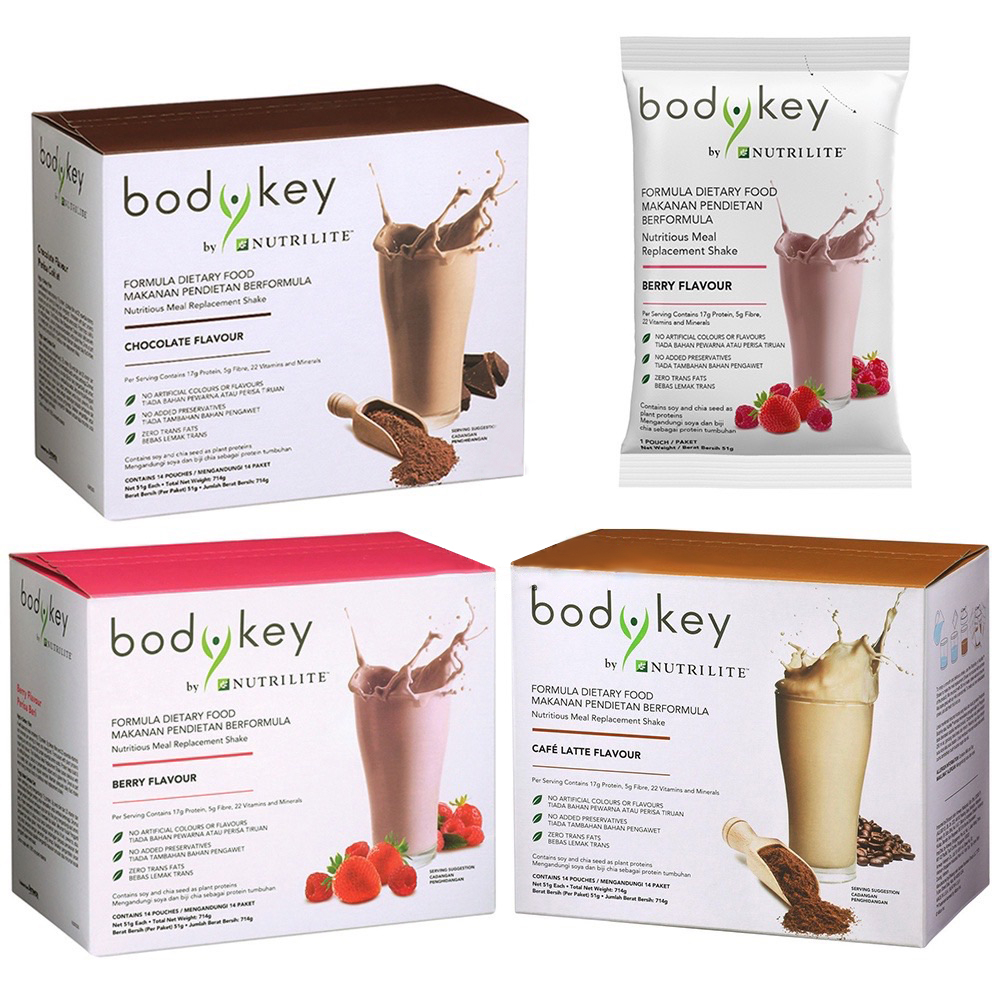Amway bodykey by Nutrilite ใหม่!! ผงทดแทนมื้ออาหาร (14ซอง) 714g ขนาด 3 ...