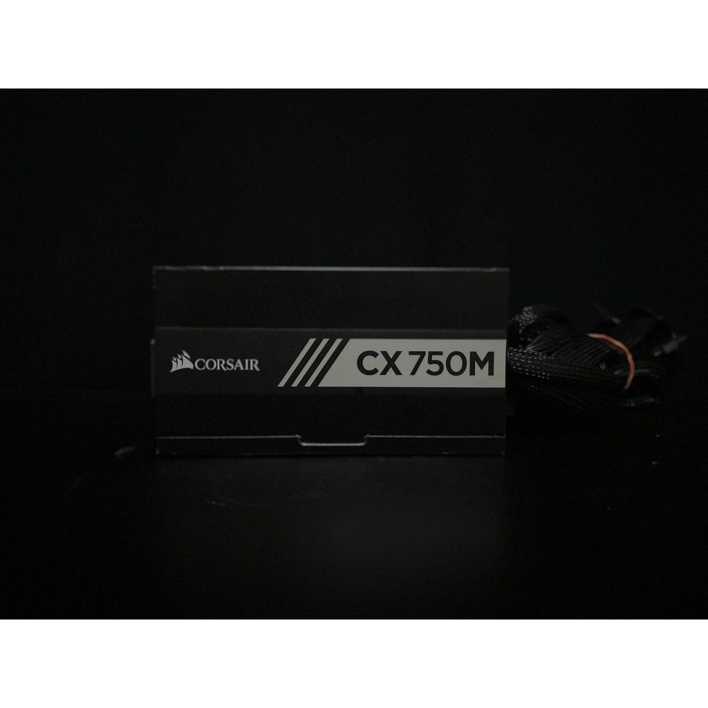 PSU พาวเวอร์ซัพพลาย CORSAIR CX750M 80+PLUS BRONZE แบรนชั้นนำ ใช้งานปกติ ...