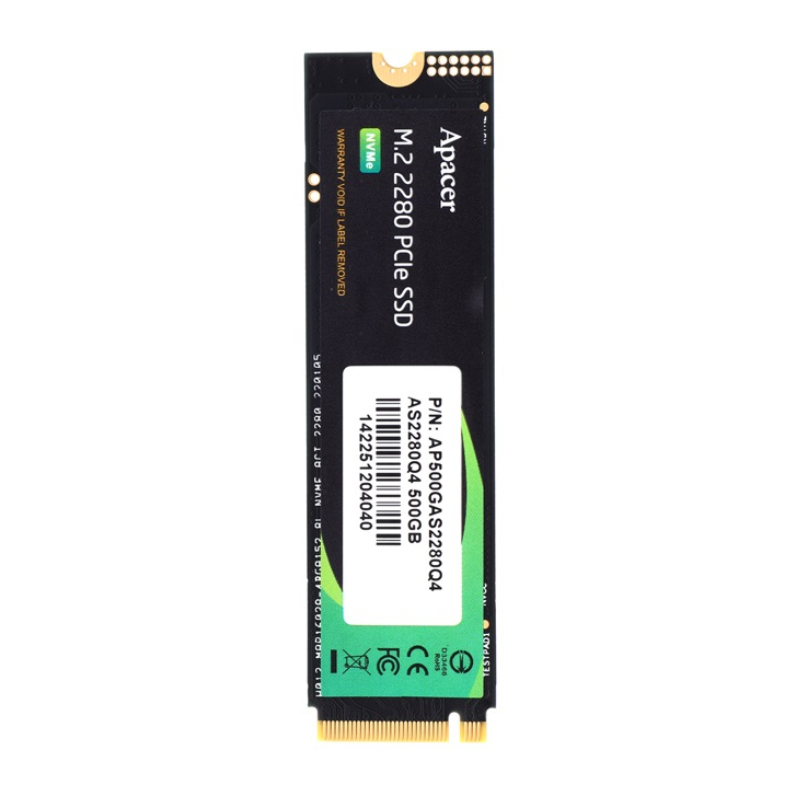 500GB SSD (เอสเอสดี) APACER (AS2280Q4) M.2 PCIe 4x4 NVMe ...