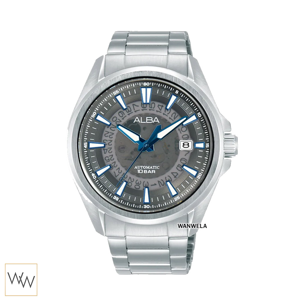 ของแท้ นาฬิกาข้อมือ ผู้ชาย ALBA Skeleton Automatic | Shopee Thailand