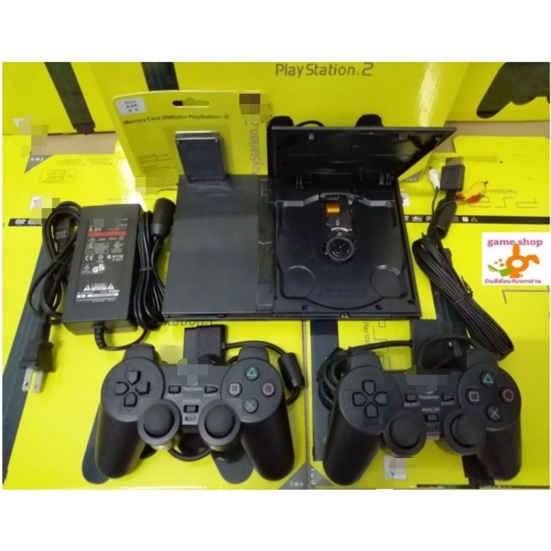 Ps2(playstation 2 )refurbished ใหม่ เล่นเเผ่นก็อบเเผ่นเเท้usbได้ครบ ...