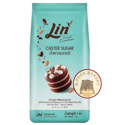 (ลินเบเกอรี่) ลิน น้ำตาลเบเกอรี่ LIN Caster Sugar 1kg | Shopee Thailand