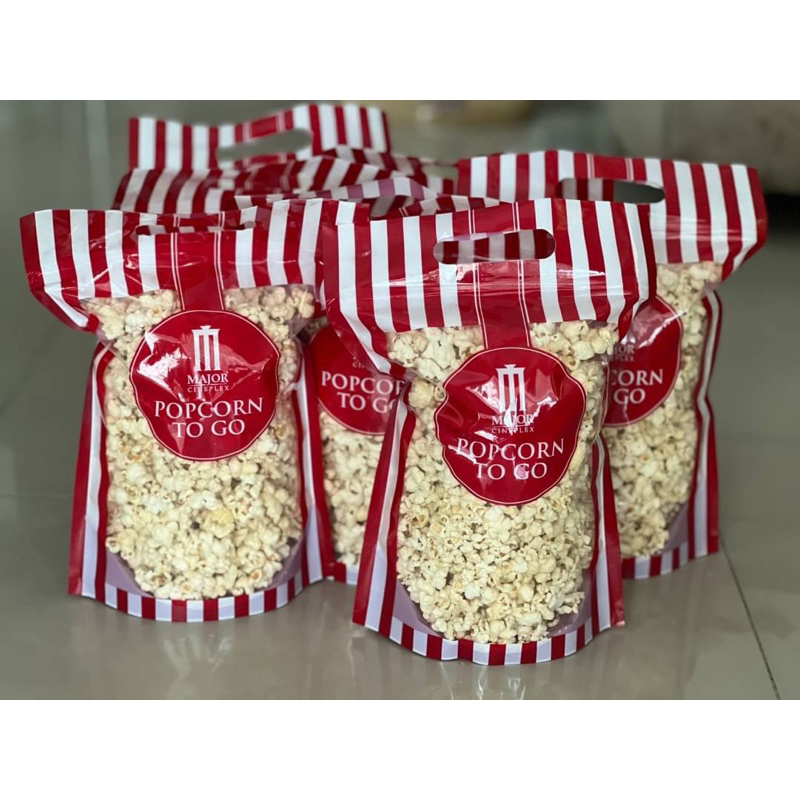 Popcorn Major ป๊อปคอร์นในเครือเมเจอร์ กรุ๊ป ในถุงซิปล็อค ขนาด 85 OZ ...