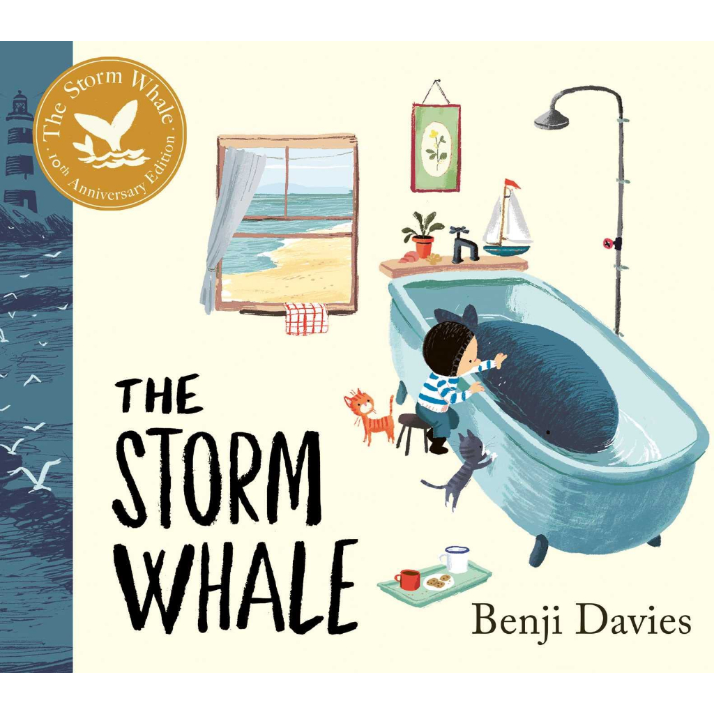 The Storm Whale by Benji Davies หนังสือเด็ก นิทานภาพ วาฬ ภาษาอังกฤษ ปก ...