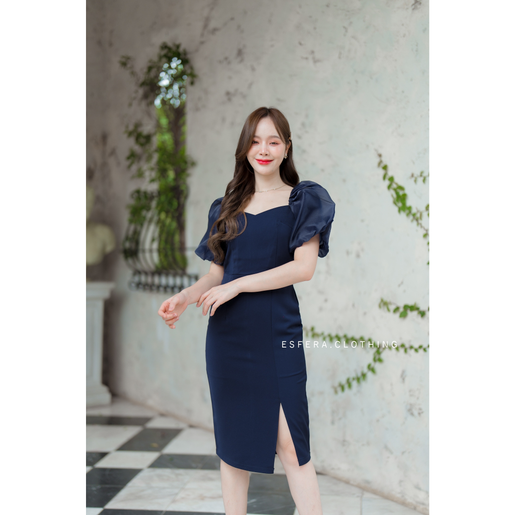 เดรสออกงาน DR075-2 Katlynn Lady Dress | Shopee Thailand
