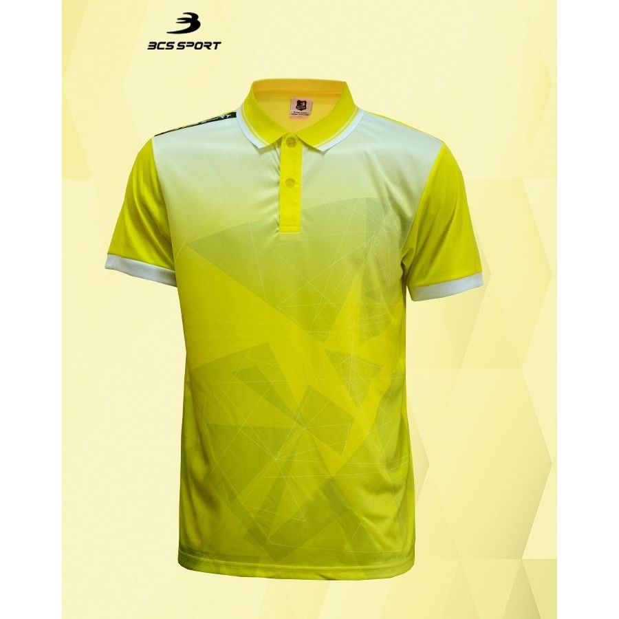 BCS เสื้อพิมพ์ลายคอปก คอโปโล J9006 | Shopee Thailand