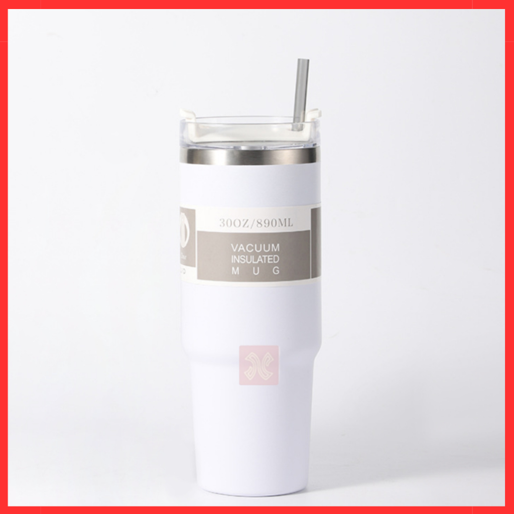 แก้วเยติเก็บความเย็น 30.OZ/890ML. แก้วน้ำเก็บความเย็นพร้อมหลอด | Shopee Thailand