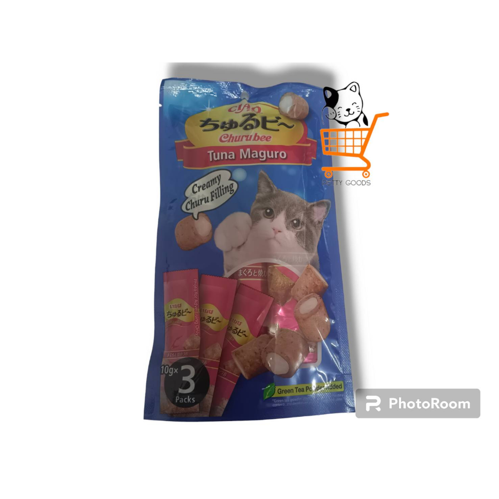 Ciao Churubee Churutto Stick ขนมสอดไส้ครีมแมวเลีย ชูหรุบิ และ ชูหรุโตะ 1 ซอง ขนมแมว inaba ...