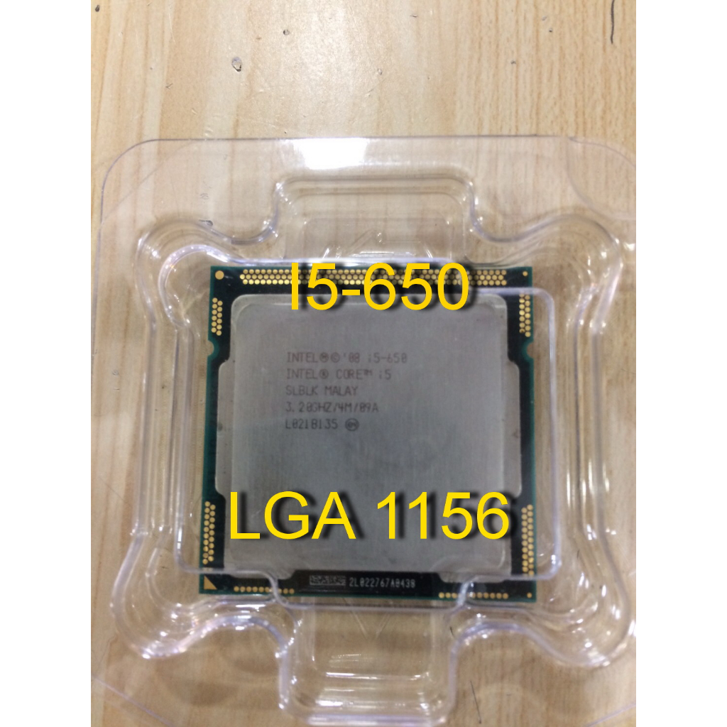CPU i5 650 ราคา ถูก ซีพียู CPU 1156 Core i5 650 พร้อมส่ง ส่งเร็ว ฟรี ...