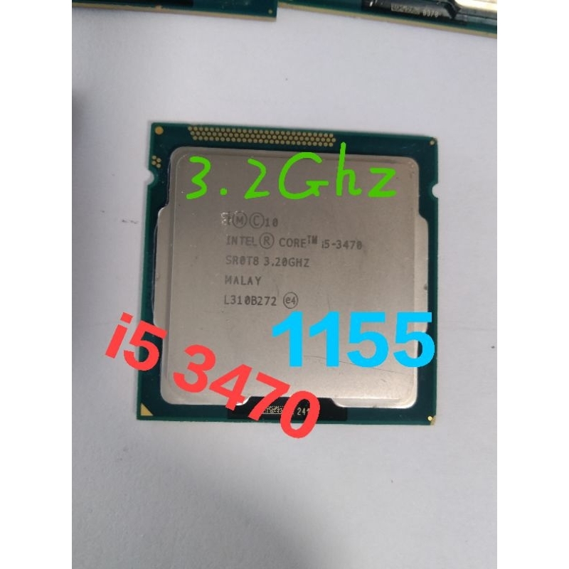 cpu. i5 3470 3.20Ghz. cpu i5 3450 3.1Ghz i5 3550 3.3Ghz | Shopee Thailand