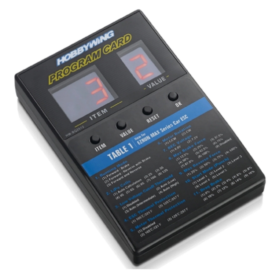 Hobbywing LED Program Card p/n: 30501003 | Shopee Thailand