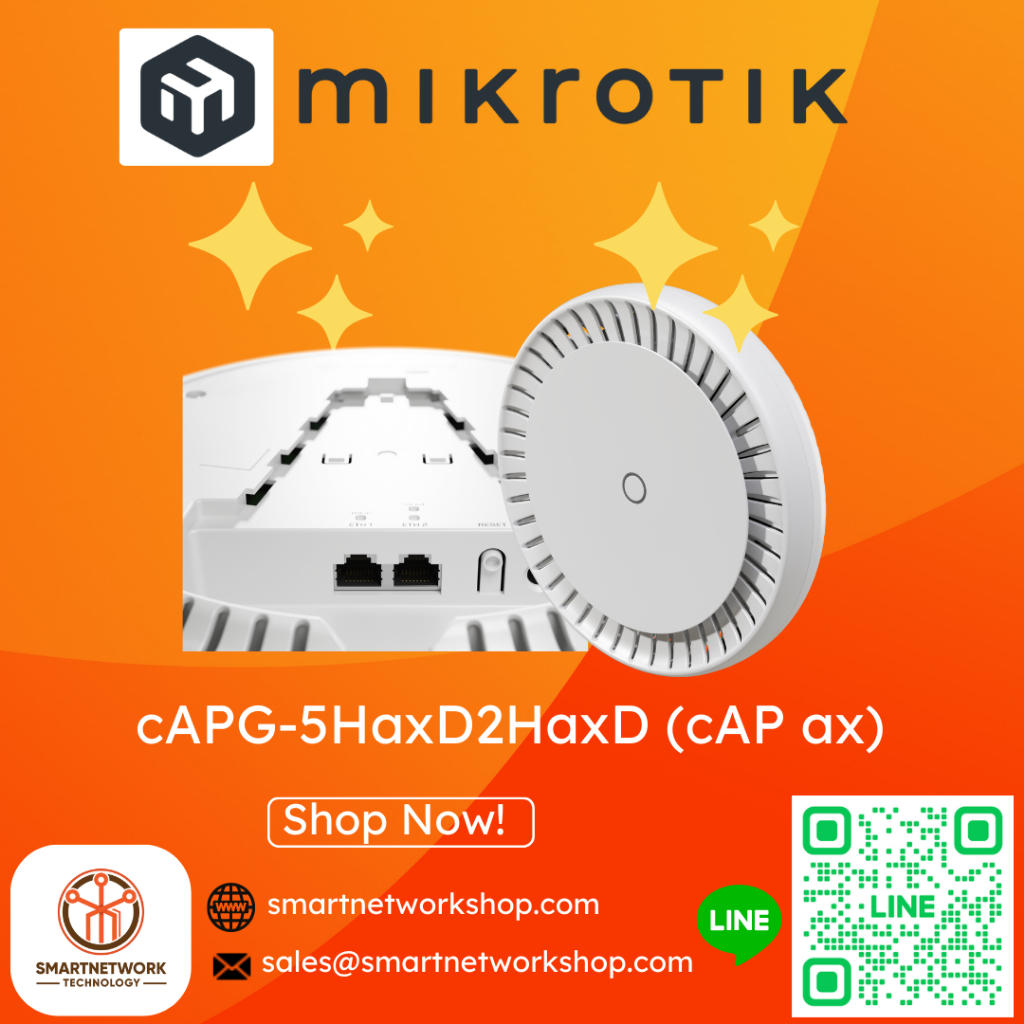 Mikrotik cAPGi-5HaxD2HaxD (cAP ax) | Shopee Thailand