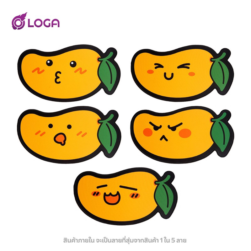 Loga Mango Mousepad Blind Box แผ่นรองคีย์บอร์ด/รองเม้าส์ น้องมะม่วง ...