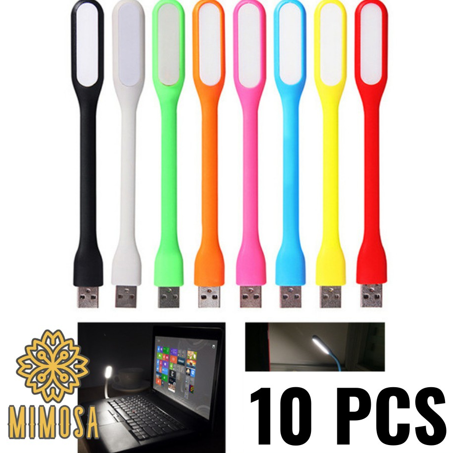 MIMOSA (10 ชิ้น) ไฟ USB คละสี หลอดไฟ LED USB 5W แบบพกพา ราคาถูก พร้อมส่งจากไทย | Shopee Thailand