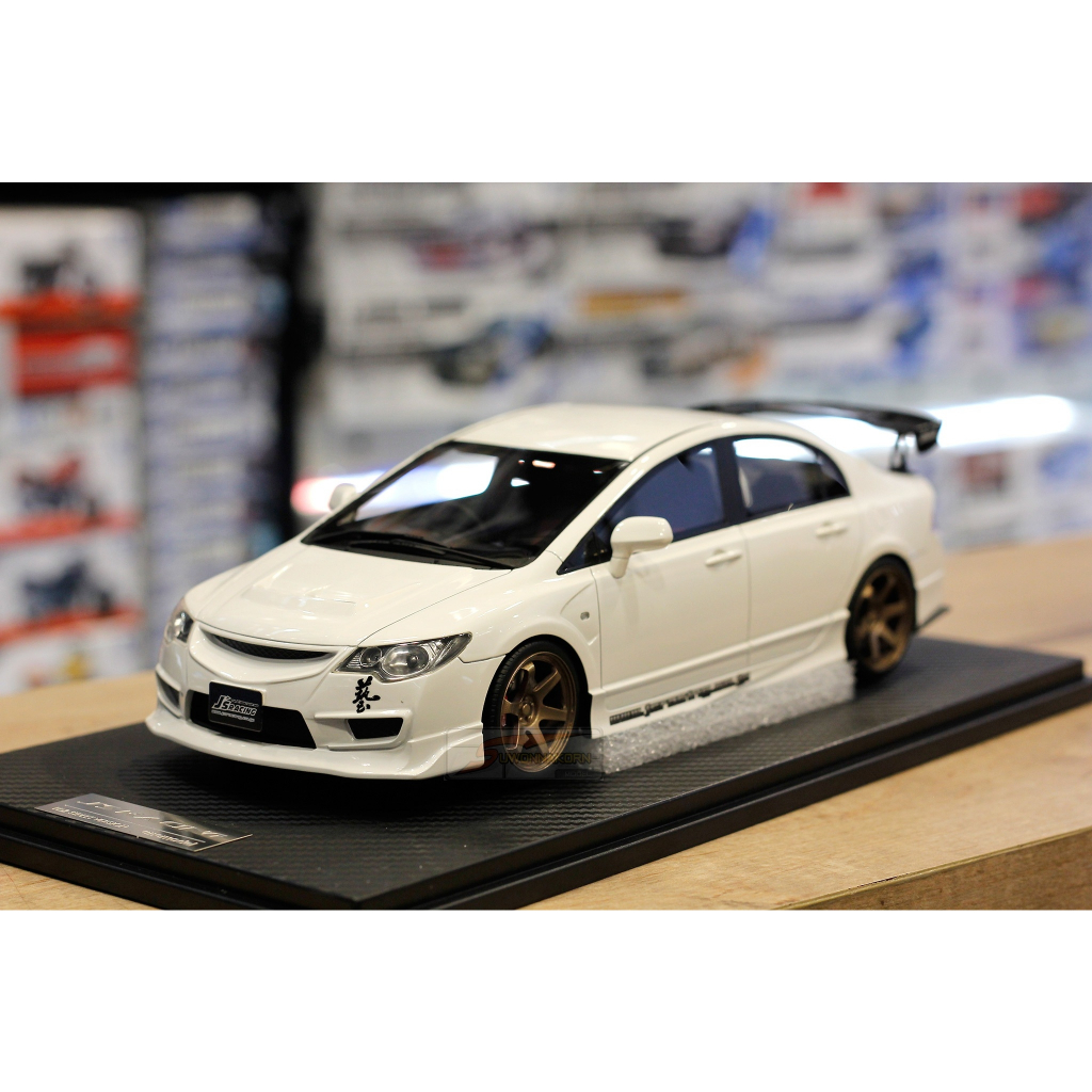 ONEMODEL 1/18 Honda Civic Fd J'S Racing White | Shopee Thailand