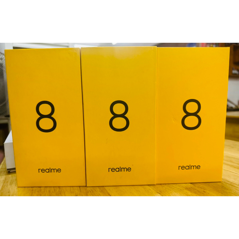 Realme 8 (Ram 8/Rom 128 GB) 4G เครื่องตัวโชว์ศูนย์ไทย สภาพดี รอยน้อยด้านหลัง กล่องแกะซีล อุปกรณ์ ...