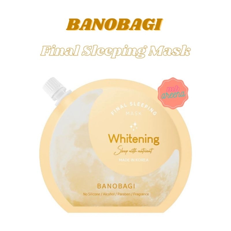 BANOBAGI Final Sleeping Mask 23 ml. (Whitening, Acne, Bio-Lacto ...