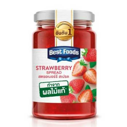 BEST FOODS STRAWBERRY SPREAD 340G. Best Foods แยมสตรอเบอร์รี่ 340g | Shopee Thailand
