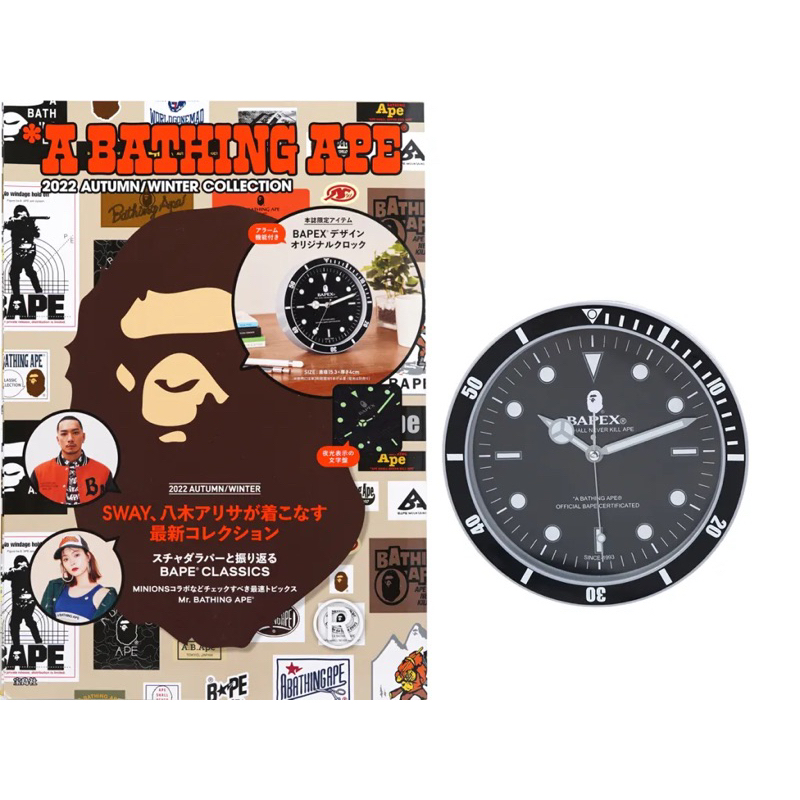 มีโค้ดลด100ทักib แท้ CHANEL2HAND99 A BATHING APE22 BAPEX BAPE WallClock ...
