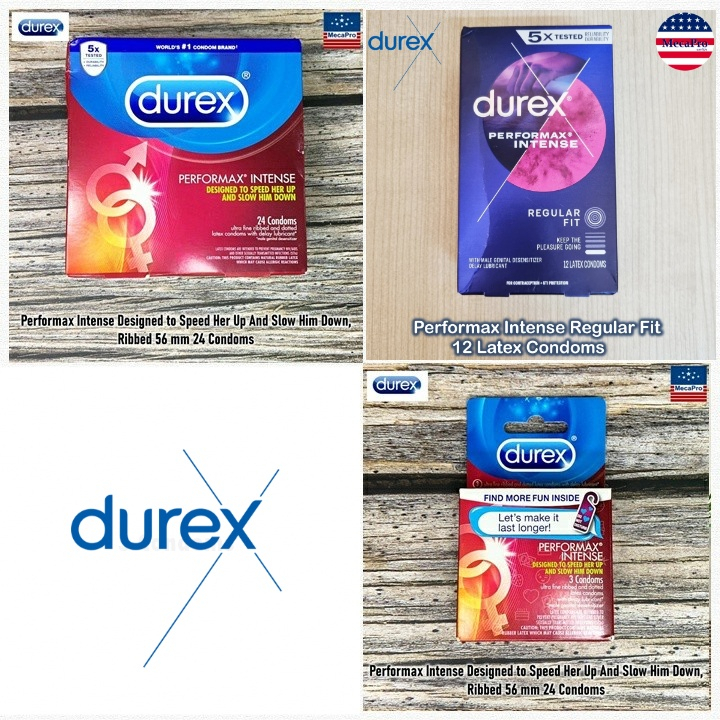 Durex® Performax Intense Ribbed 56 mm Condoms ดูเร็กซ์ | Shopee Thailand