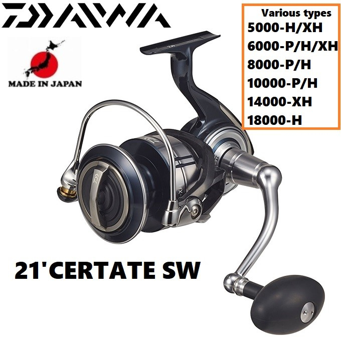 Daiwa '21 Certate SW หลากหลาย 5000/6000/8000/10000/14000/18000/-H/-XH ...