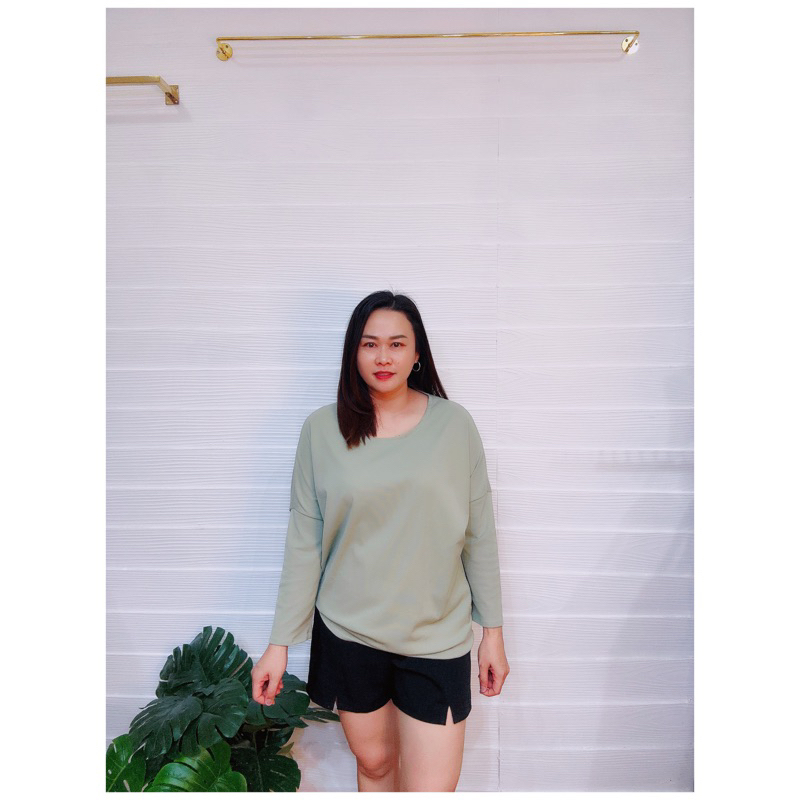 เสื้อแขนยาวสาวอวบผ้ายูนิโค่ผ้าเทพอก48”/se02 | Shopee Thailand