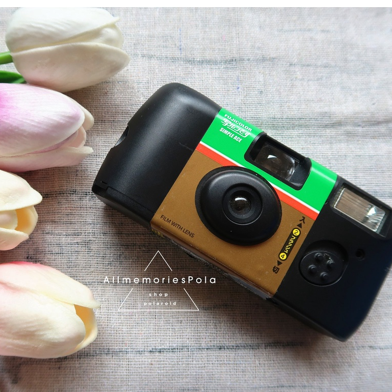 กล้องฟิล์มใช้แล้วทิ้ง Fujifilm Simple Ace 400 ️Lotใหม่ Japan Exp.11/ ...