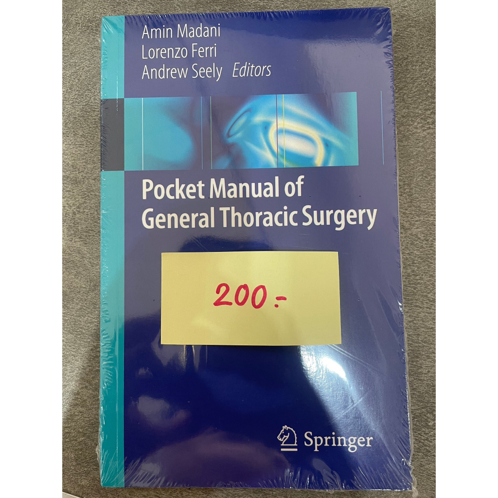 Pocket Manual of General Thoracic Surgery | Shopee Thailand