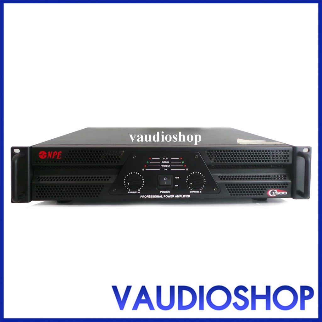 NPE C-1500 Power Amp เพาเวอร์แอมป์ พาวเวอร์ แอมป์ เครื่องขยายเสียง เอ็น ...