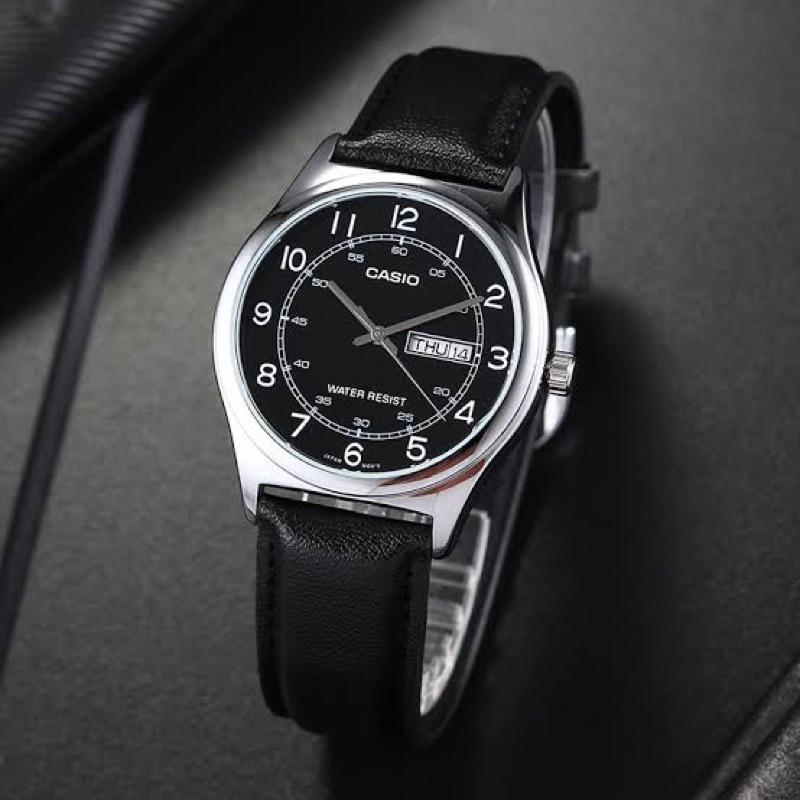 Casioของแท้ รุ่น MTP-V006L-1B2สายหนัง | Shopee Thailand