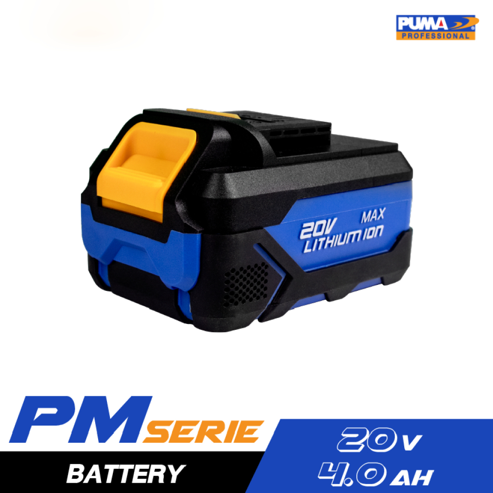 ***ใช้กับปั๊มลม FORCE-BL ไม่ได้***PUMA PM-B240AH แบตเตอรี่ 4.0 Ah. 20V ...