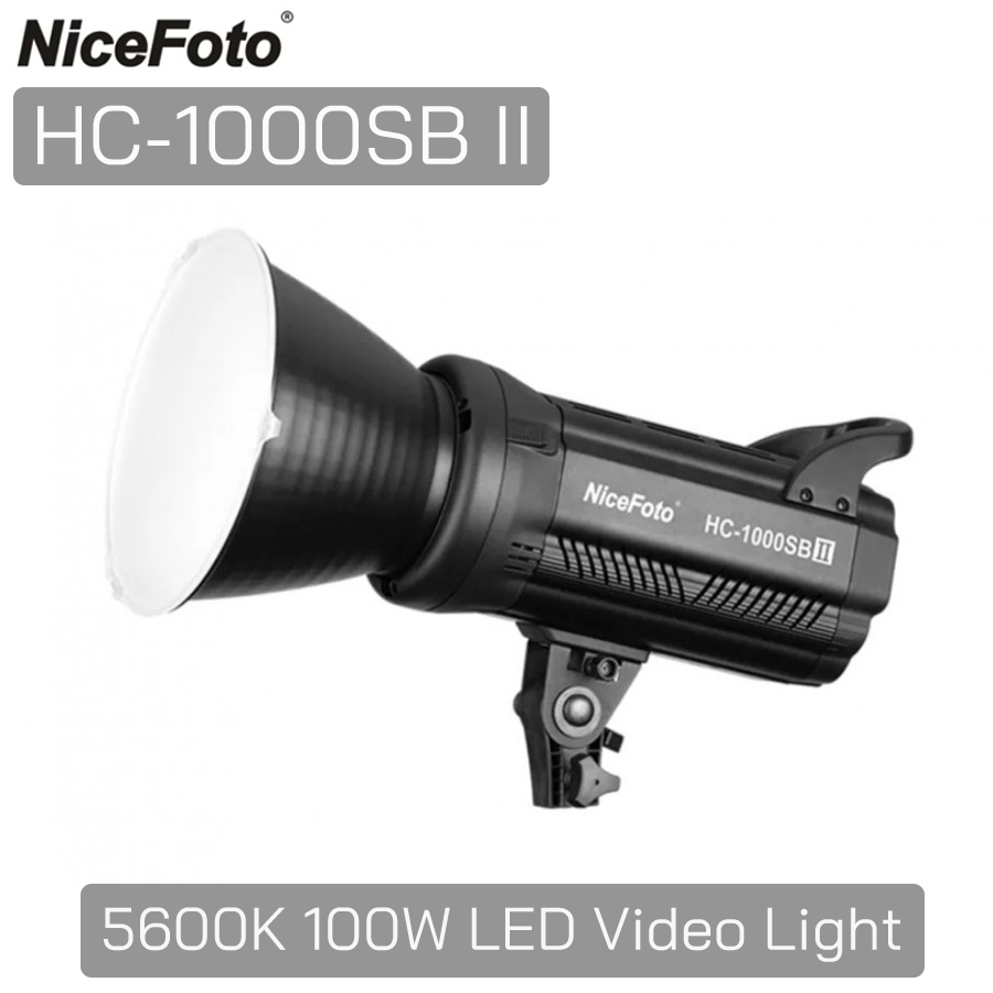Nicefoto HC-1000SB II 100W LED Video LightไฟLED ต่อเนื่อง 100Wสำหรับงานถ่ายวีดีโอ | Shopee Thailand