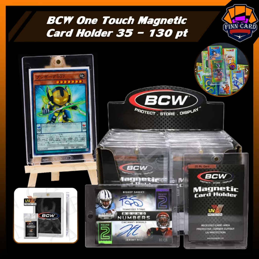 BCW One Touch Magnetic Card Holder 35 Pt Card Standard กรอบใช้สำหรับใส่ ...