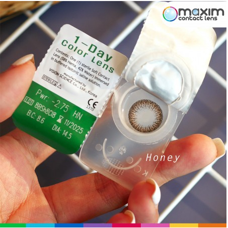 Maxim contact lens สี รายวัน กล่อง 5 คู่ | Shopee Thailand