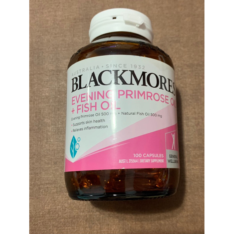 Blackmores Evening Primrose Oil + Fish Oil Omega-3 Skin Health 100 ...