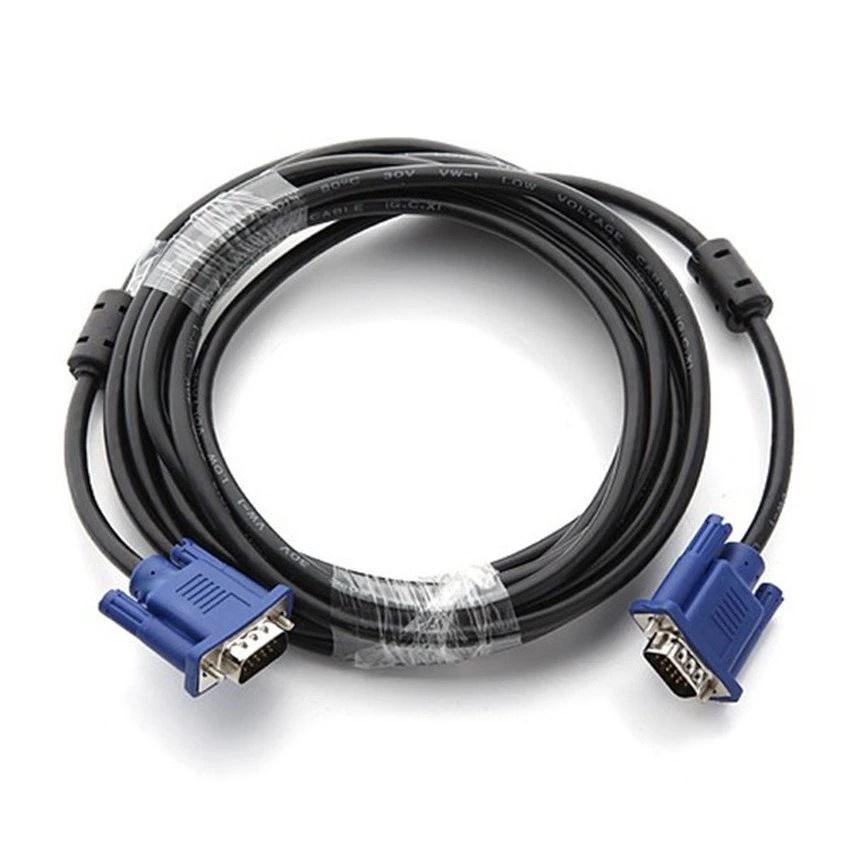 VGA Cableอย่างดี สายยาว1.5m/3m/5m/15m/20m/30m M/M (หัวสีน้ำเงิน สายดำ) | Shopee Thailand