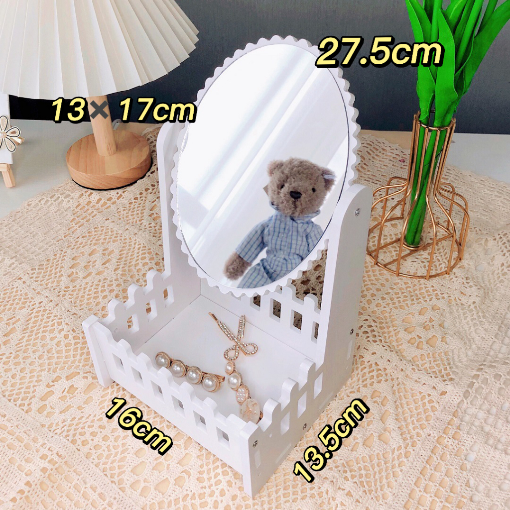 Thing a Home ชั้นวางเครื่องสำอาง กระจกแต่งหนา ชั้นวางของ มินิมอล สไตล์ ...