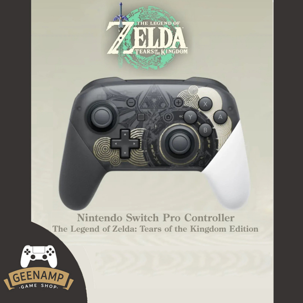(คูปองShopee ลด15%) NSW - Pro Controller - THE LEGEND OF ZELDA : TEARS ...