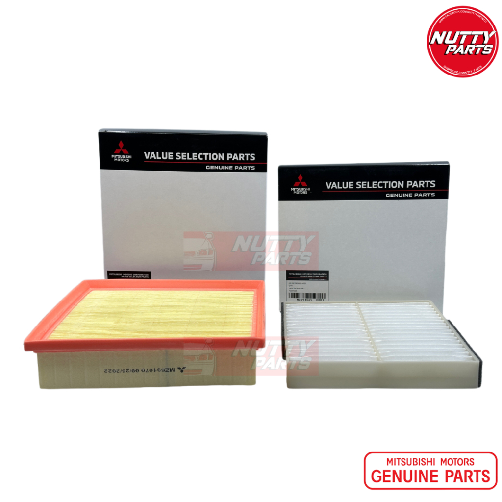 อะไหล่แท้ เซต กรองอากาศ กรองแอร์ MITSUBISHI NEW TRITON , NEW PAJERO ...
