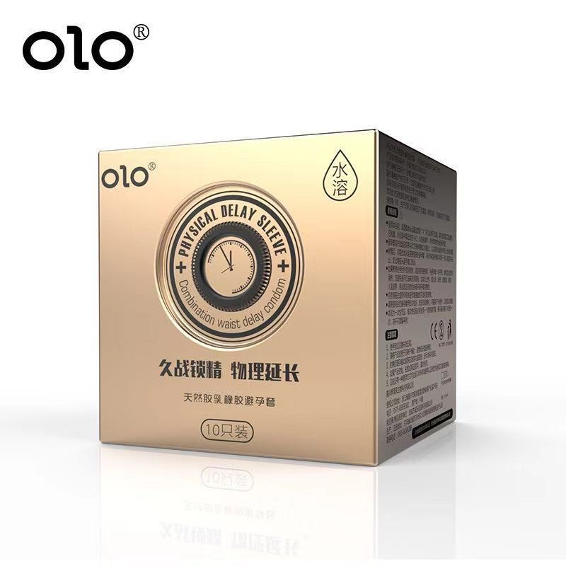 OLO basic thin condoms 001 10pcs 50-52-54mm ถุงยางอนามัย ถุงยาง (10ชิ้น/1กล่อง) แบบบาง บาง 0.01 ...
