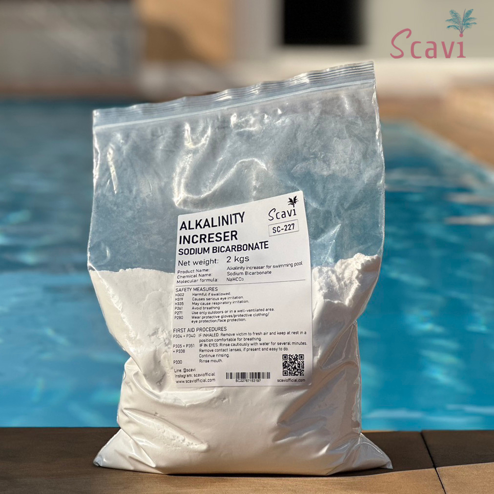 Alkalinity Increaser for swimming pool 2 kg Sodium Bicarbonate โซเดียม ...