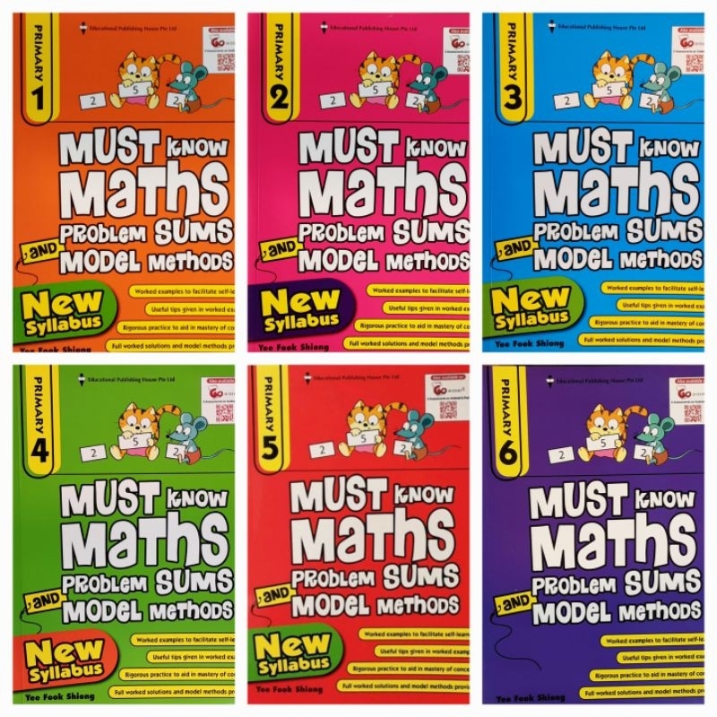 (Singapore Maths)Must Know Maths Problem Sums&Model Methods P.1-6 ...