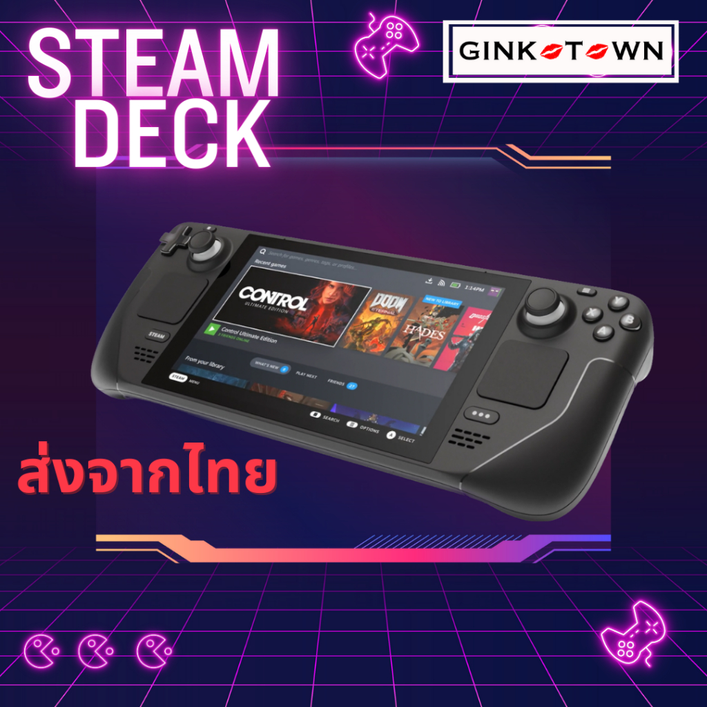 (ลดเพิ่มสูงสุด 3000.-)Steam Deck เครื่อง เครื่องเล่นเกม PC แบบพกพา สามารถเล่นเกมบน Steam ได้ทุก ...