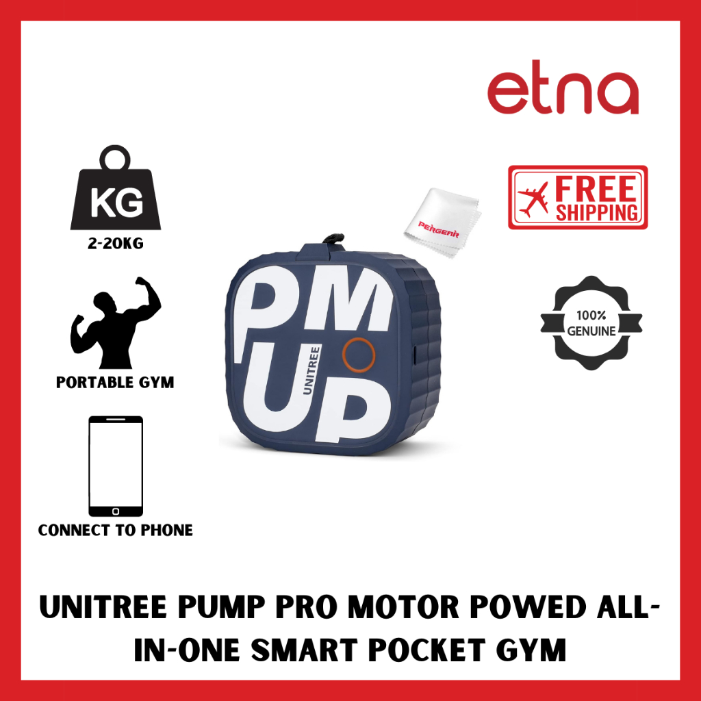 UNITREE PUMP Pro Motor Powed All-in-one Smart Pocket Gym, 4.4-44lbs Resistance | Shopee Thailand