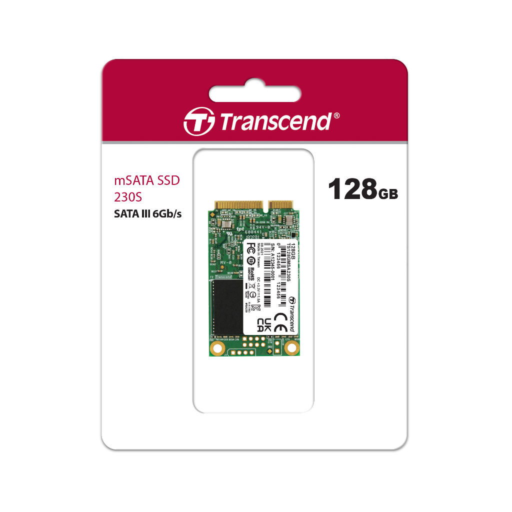 Transcend mSATA SSD 230S Capacity: 128GB 256GB 512GB | Shopee Thailand