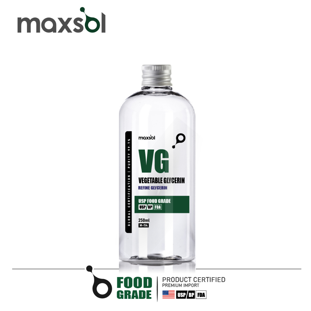 [Maxsol] VG Vegetable Glycerin USP/Food Grade [Import] : กลีเซอรีนเหลว ...