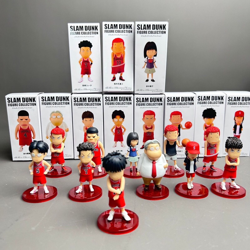SLAM DUNK Figure Collection กล่องสุ่ม สแลมดังค์ 11 ตัว PVC Figure 10 cm ...