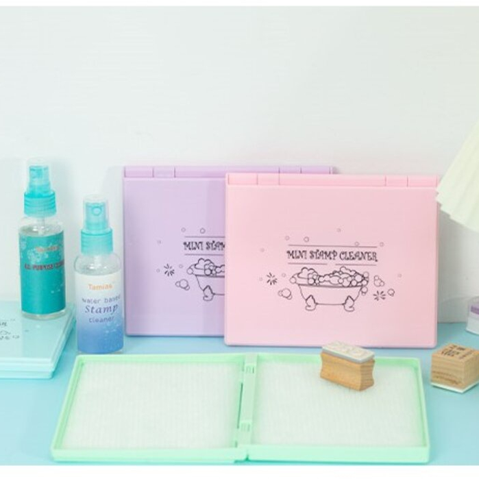 แผ่นทำความสะอาดตรายาง Mini stamp cleaner pad | Shopee Thailand