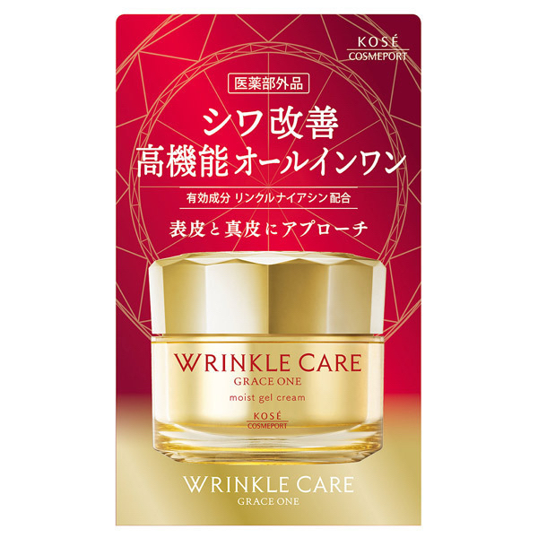 Kose Grace one Wrinkle Care Moist Gel Cream 100g โคเซ่ เกรซวัน ริงเคิล แคร์ มอยส์ เจลครีม ลด ...